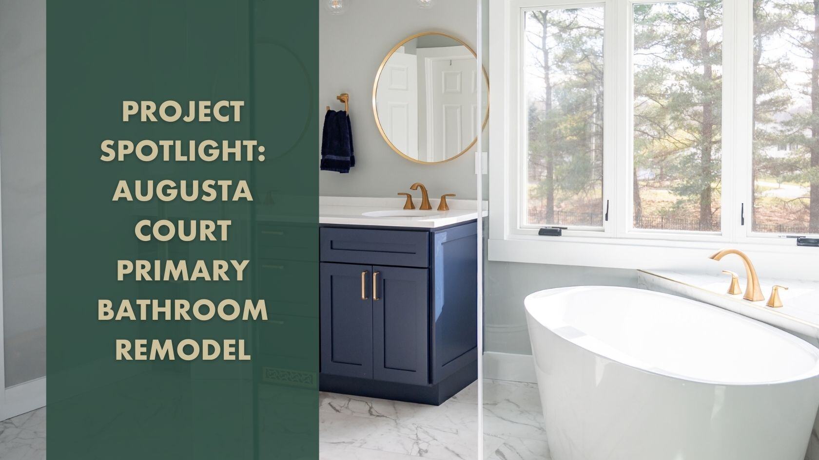 Project Spotlight: Augusta Court Primary Bathroom Remodel